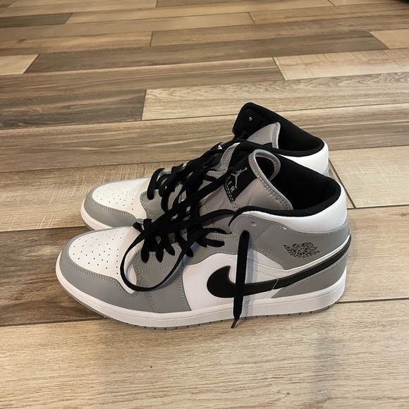 Jordan | Shoes | Air Jordan Mid Light Smoke Grey | Poshmark